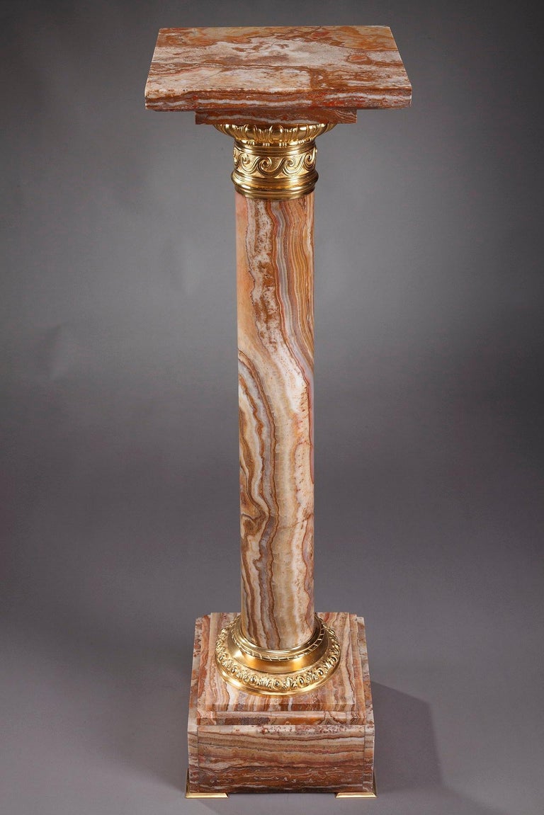 19th Century Ormolu and Onyx Display Column at 1stDibs