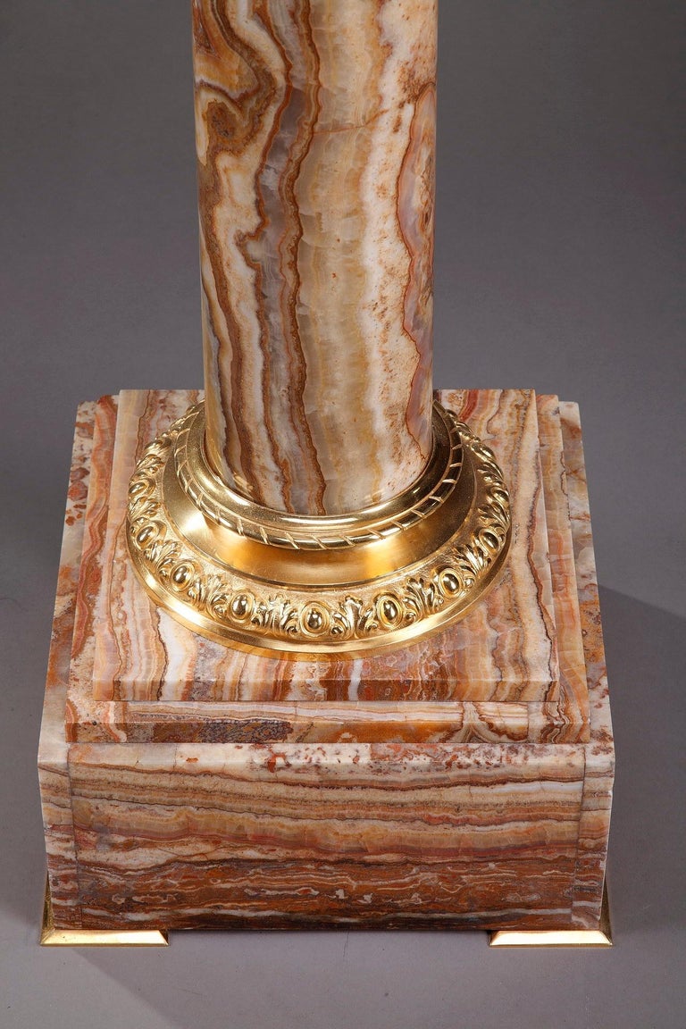 19th Century Ormolu and Onyx Display Column at 1stDibs