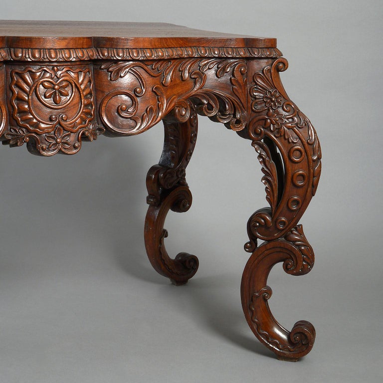 19th Century Padauk Ceylonese Side Table at 1stDibs