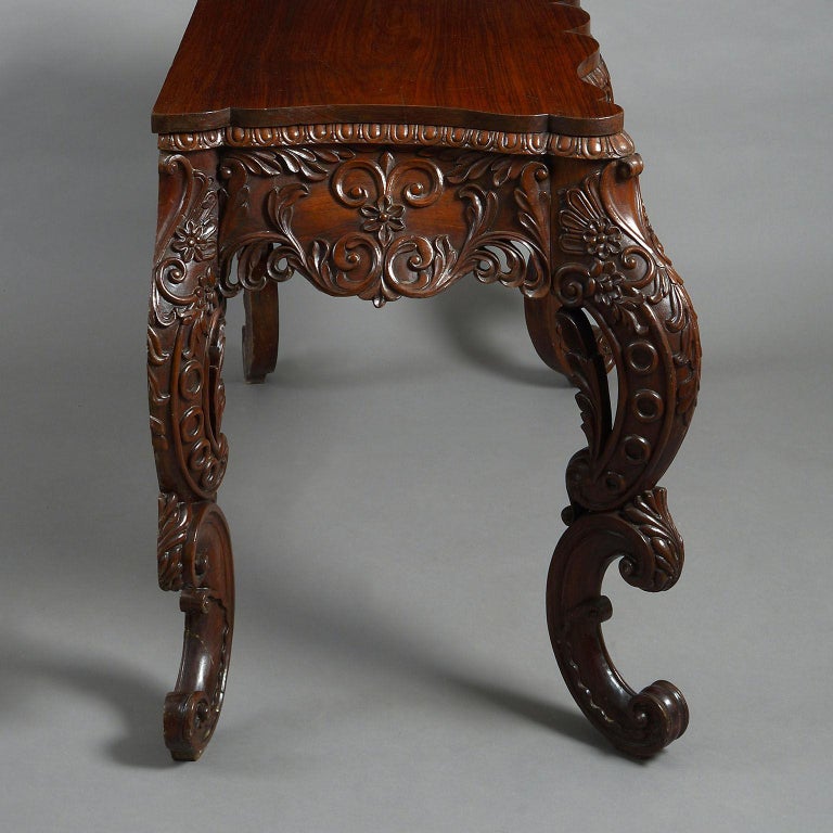 19th Century Padauk Ceylonese Side Table at 1stDibs