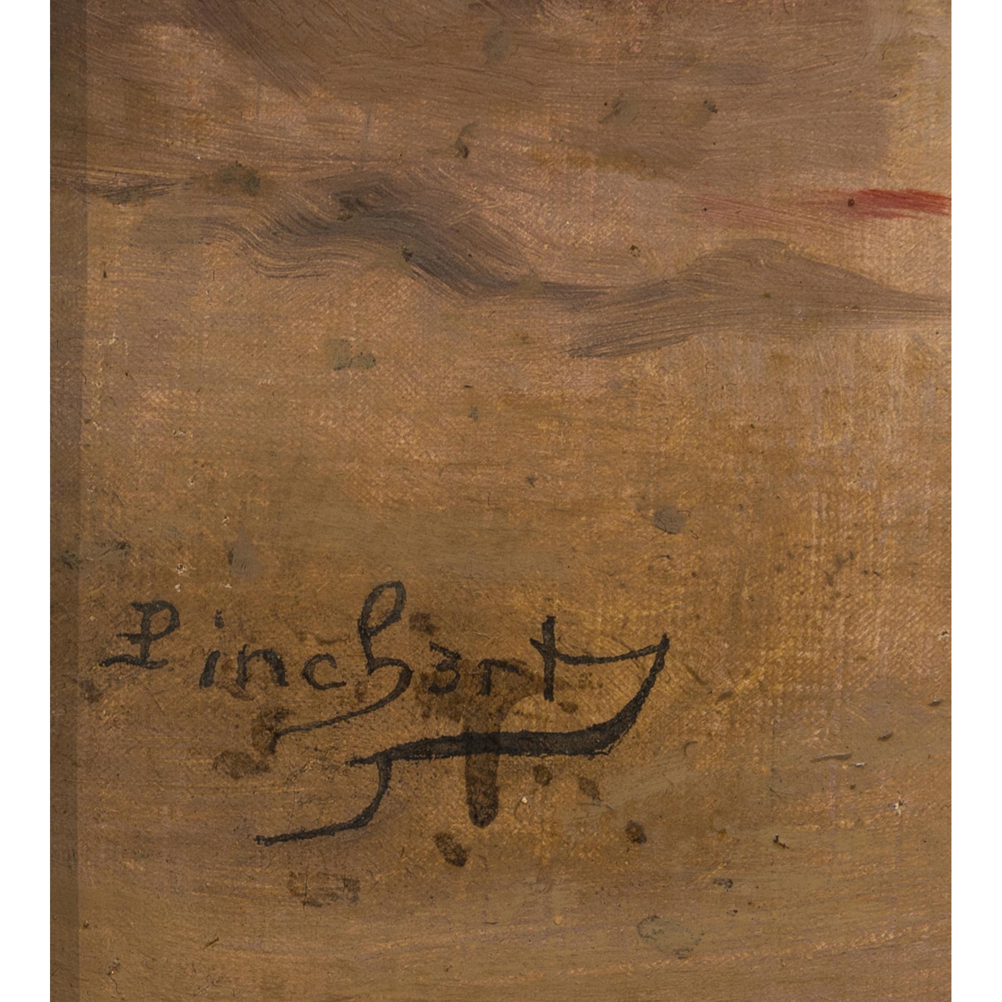 19th Century Painting Entitled Garden Party by Emile Auguste Pinchart ...