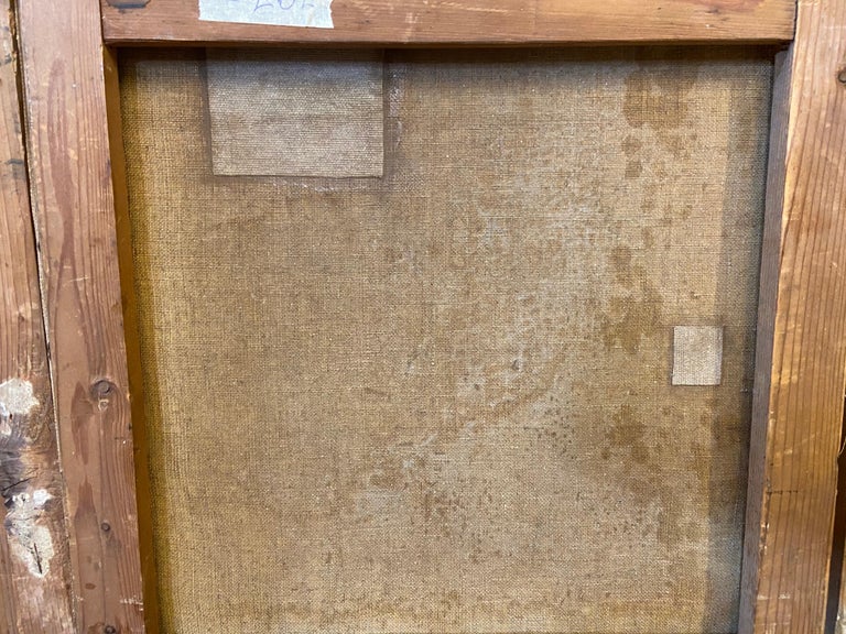 19th Century Painting "Moonlight" Oil on Canvas Signed by R. T. Stuart ...