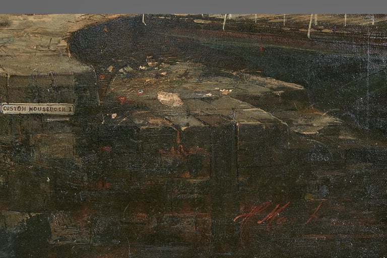 19th Century Painting Of The Customs House, Dublin, Ireland by Max ...