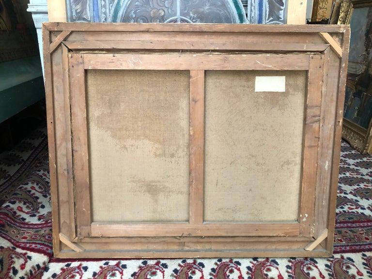 19th Century Painting Signed by French Artist Alphonse Levy, Oil on ...