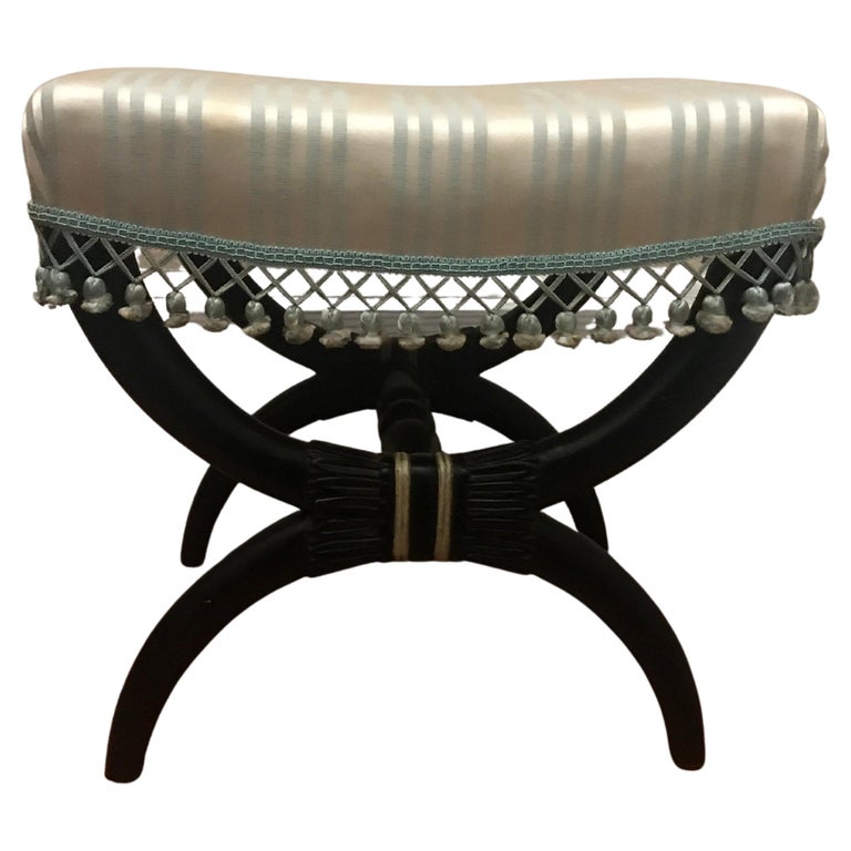 19th Century Pair of America or European Curule Stools For Sale at 1stDibs