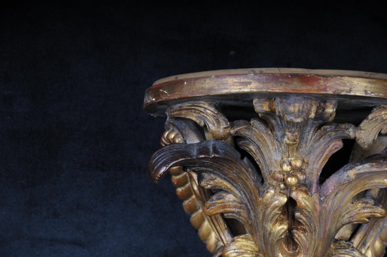 19th Century Pair of Baroque Wall Brackets, circa 1870 at 1stDibs