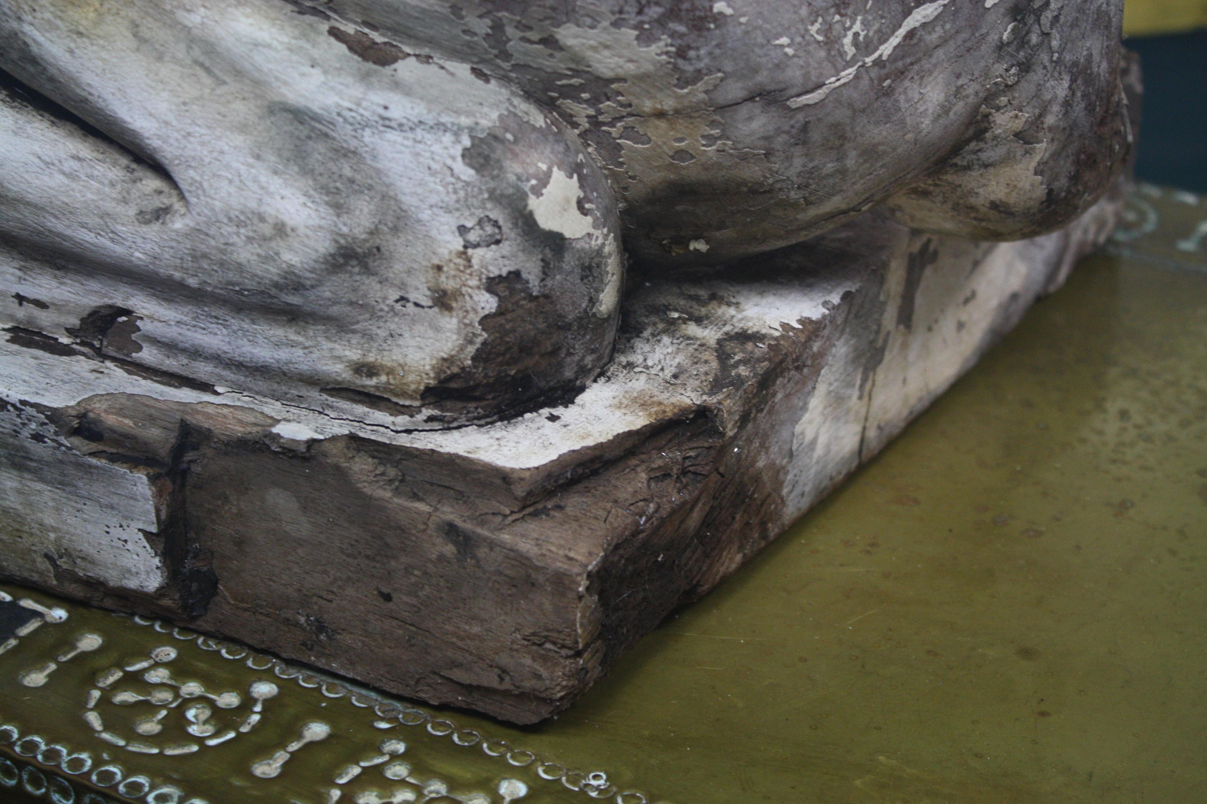 19th Century Pair of Carved Entrance Guardians, Neoclassical Carved ...