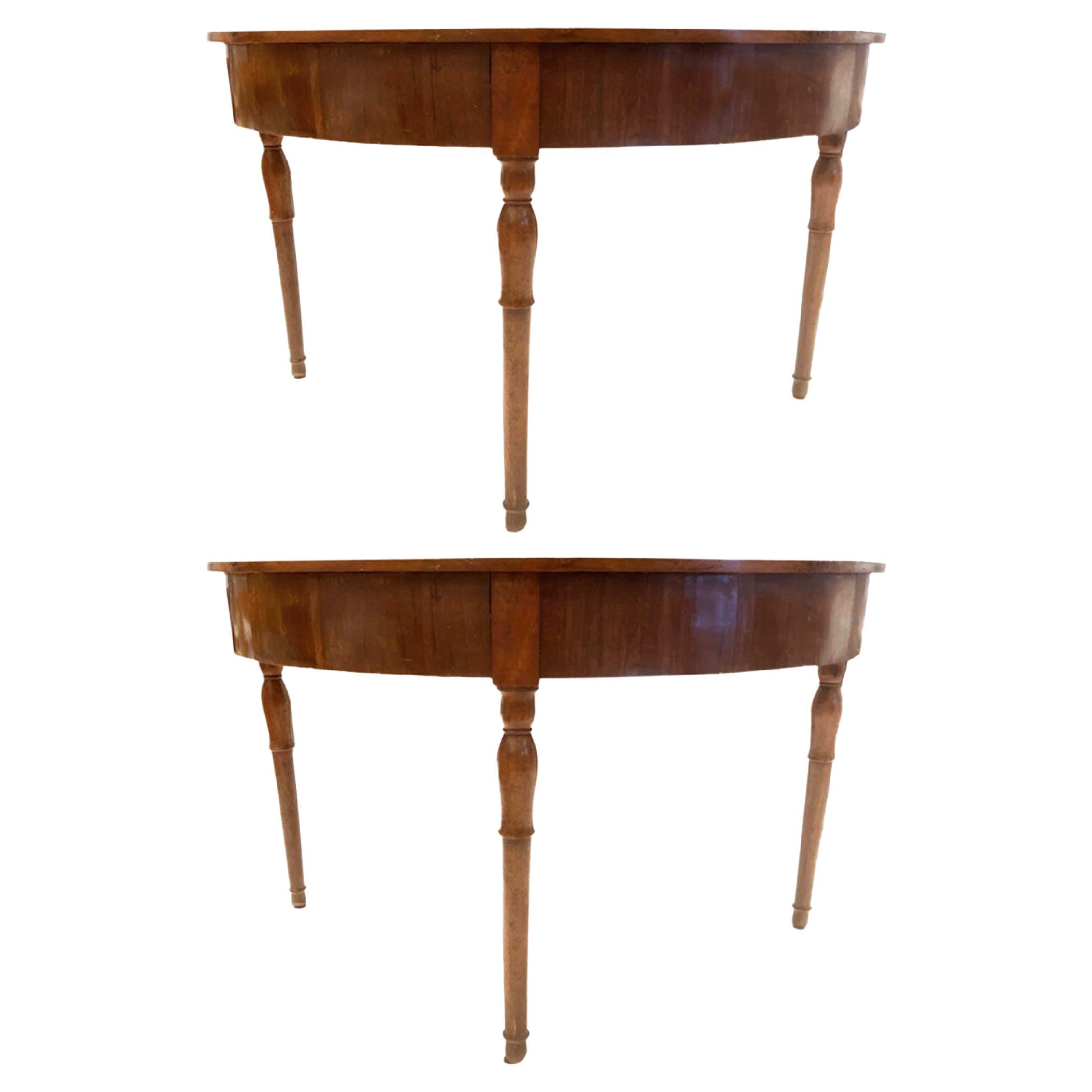 19th Century, Pair of French Neoclassical Consoles or Tables at 1stDibs