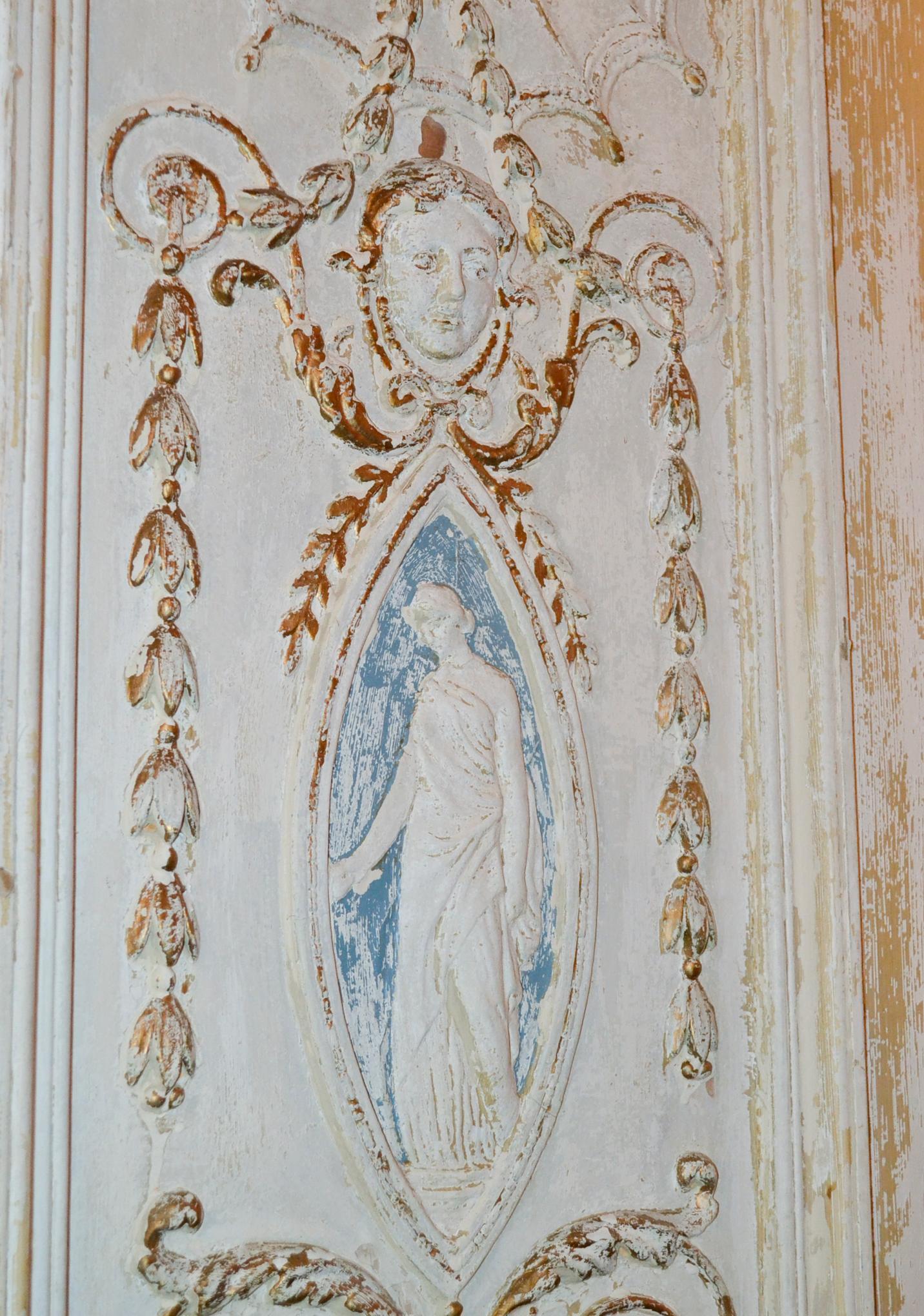 19th Century Pair of French Neoclassical Panels at 1stDibs