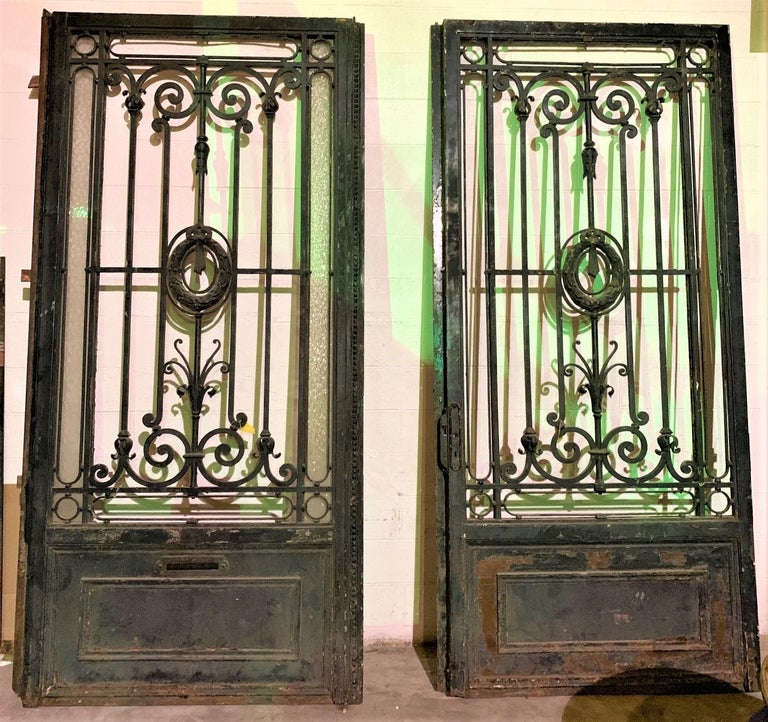 19th Century Pair of French Wrought Iron Gates at 1stDibs | french iron ...