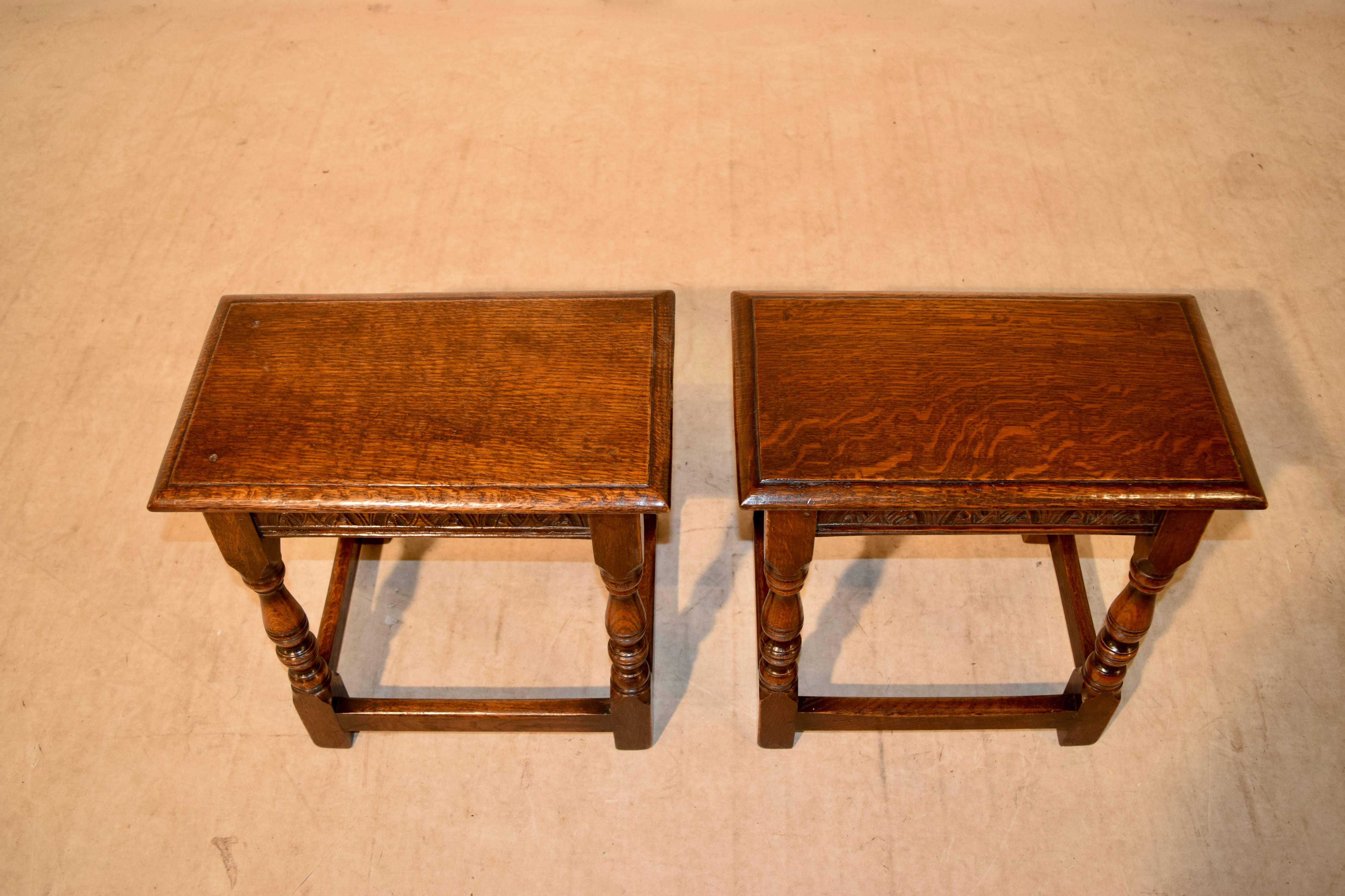 19th Century Pair of Joint Stools at 1stDibs