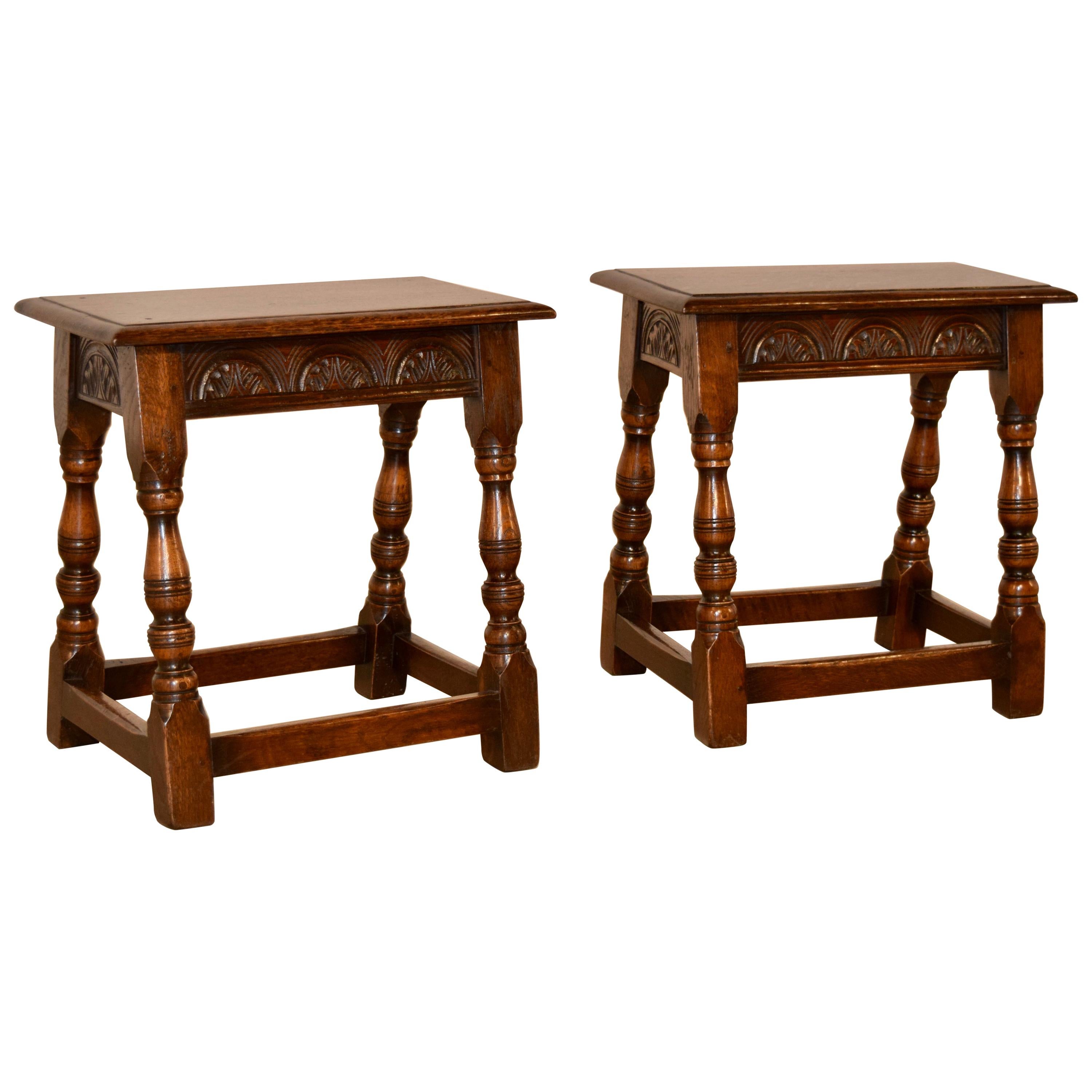 19th Century Pair of Joint Stools at 1stDibs