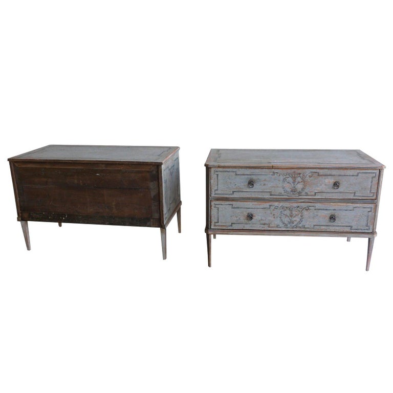 19th Century Pair of Swedish Chests at 1stDibs