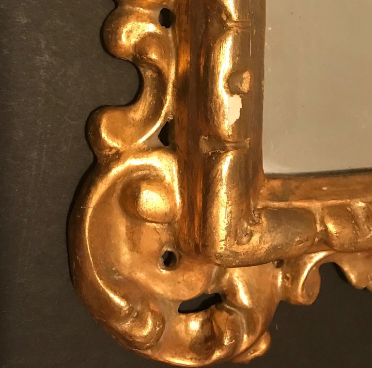 19th Century Pair of Venetian Hand-Carved, Gilded Mirrors, Italy For ...