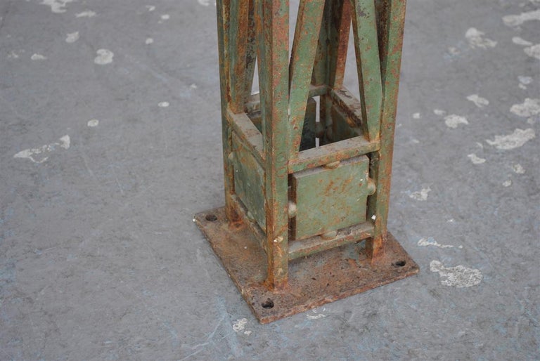 19th Century Pair of Wrought Iron and Bronze Railing Feet For Sale at ...