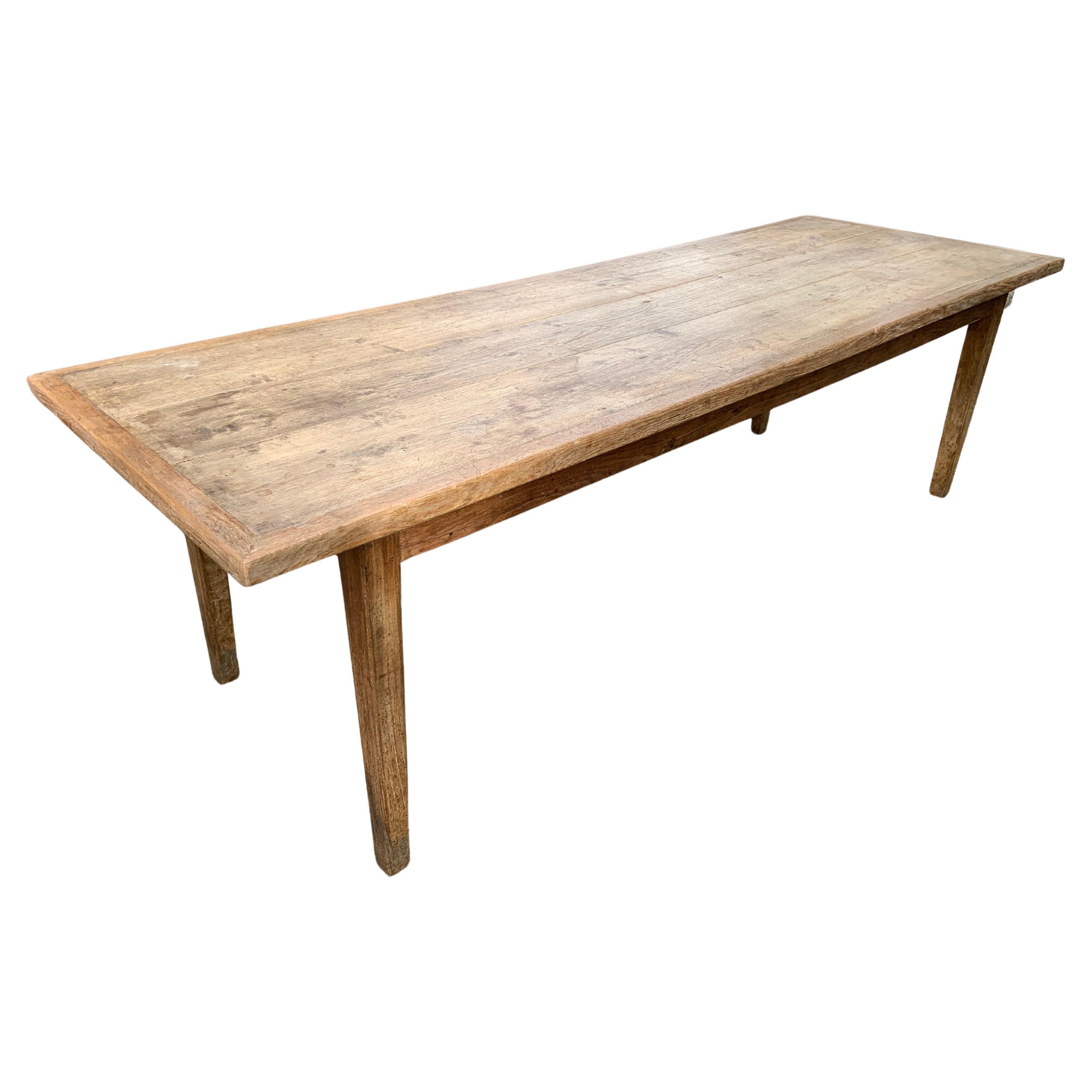 Scarce 17th Century Welsh Oak and Pine Farmhouse Scullery Table, circa ...