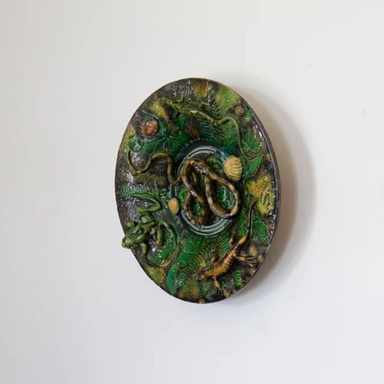 19th Century Palissy Ware Bowl by Alfred Renoleau, circa 1889-1891 For ...