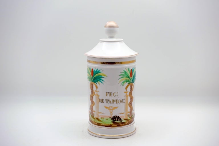 19th Century Palm Tree Pharmacy Jars at 1stDibs