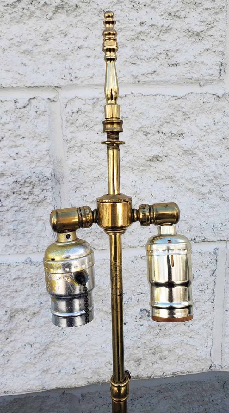 19th Century Parcel Gilt and Ebonized Weighted Tea Canister Dual Lights ...