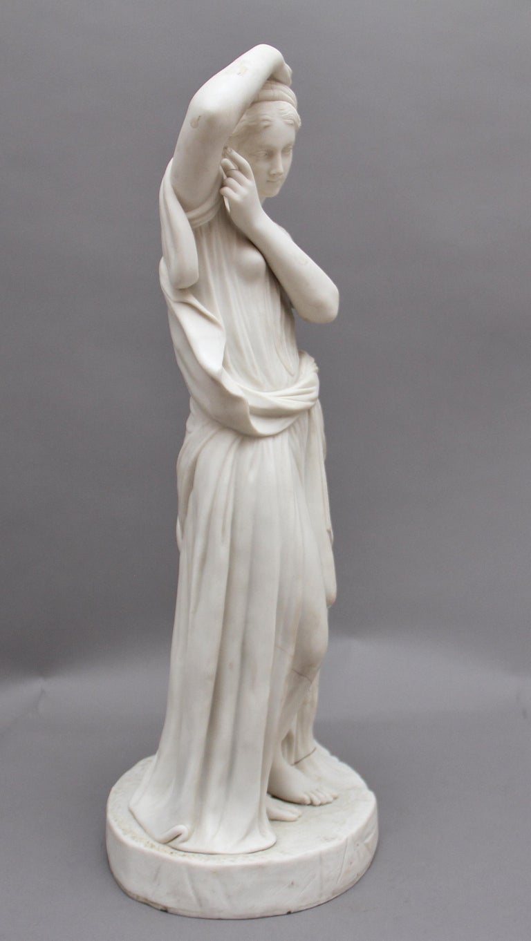 19th Century Parian Figure of a Greek Lady at 1stDibs