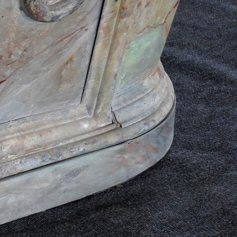 19th Century Parisian Faux Marble Painted Zinc Bathtub For Sale at ...