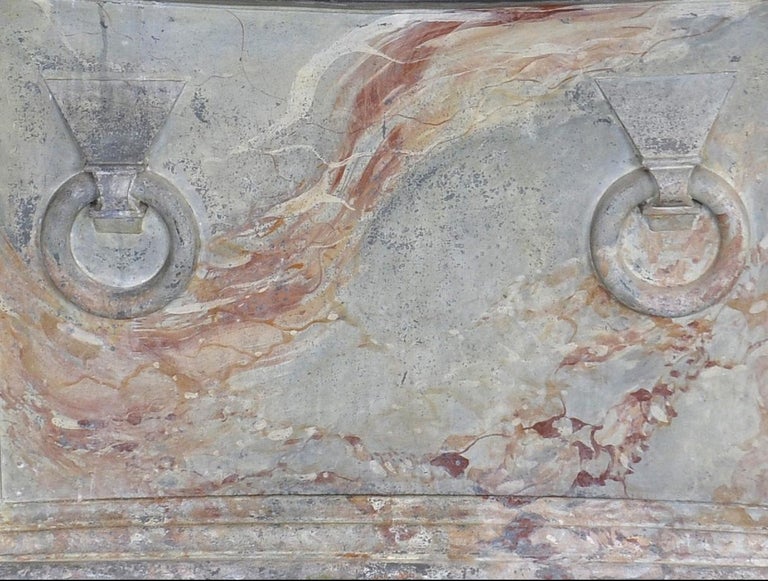 19th Century Parisian Faux Marble Painted Zinc Bathtub For Sale at ...