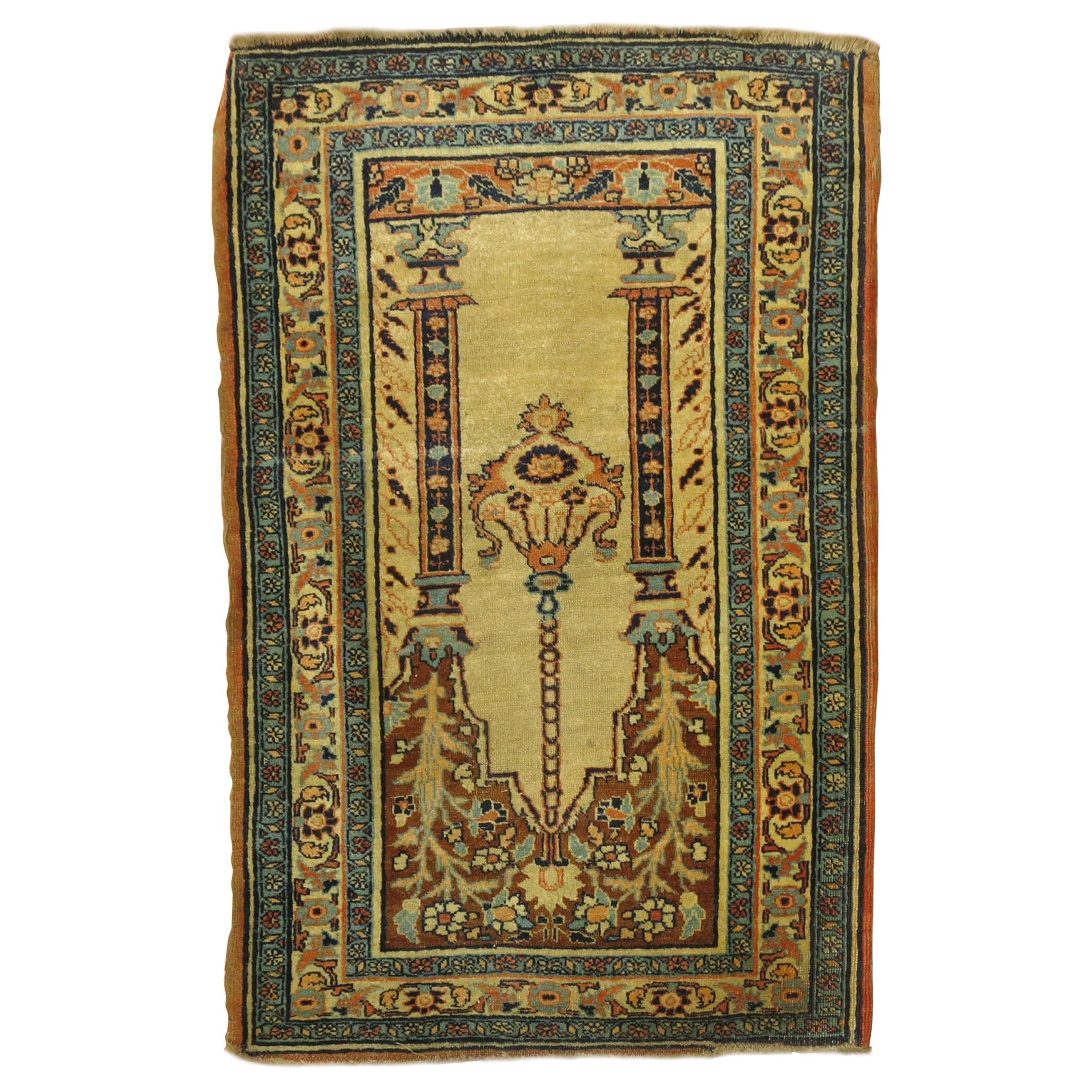 Unusual Baluchi Prayer Rug, Circa 1930 at 1stDibs