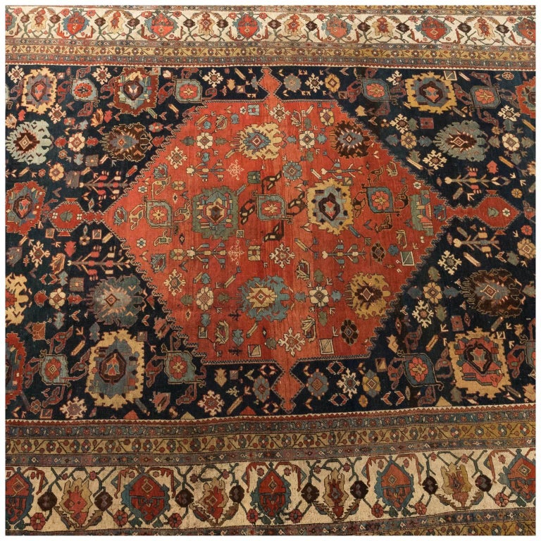 19th Century Caucasian Rug at 1stDibs