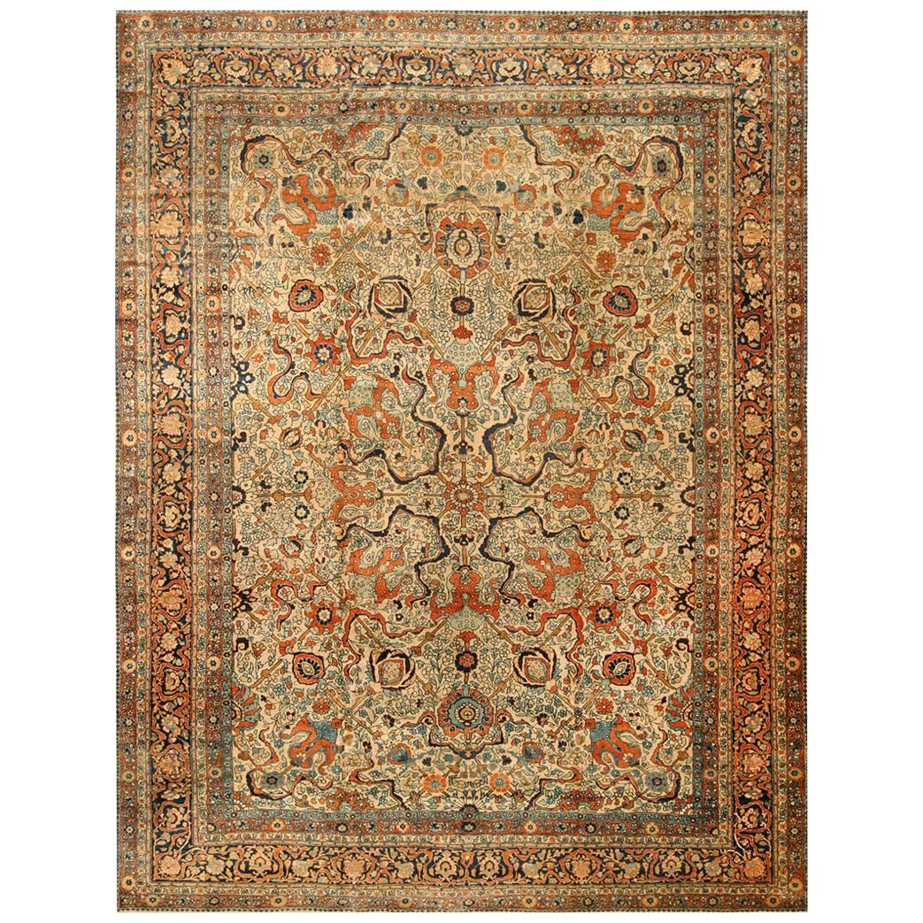 Doris Leslie Blau Collection 19th Century Persian Tabriz Handmade Wool ...