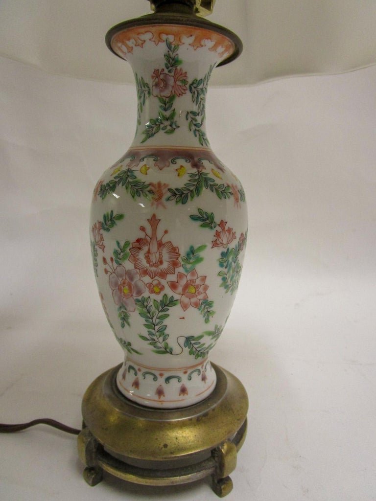 19th Century Petite Chinese Export Table Lamp at 1stDibs