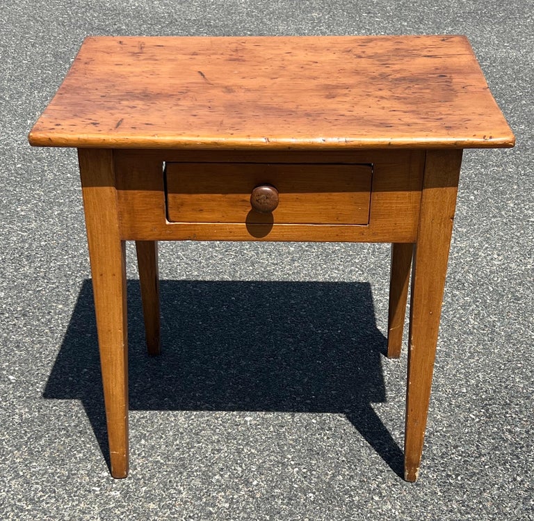 19th Century Pine One Drawer Stand at 1stDibs