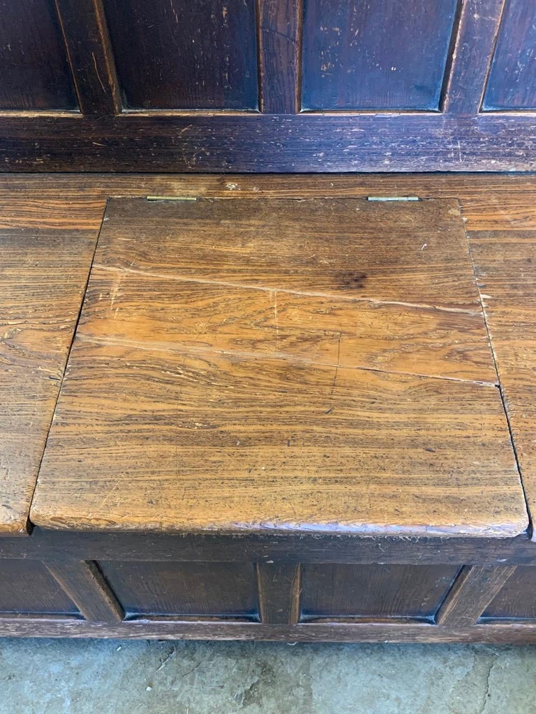 19th Century Pine Settle at 1stDibs