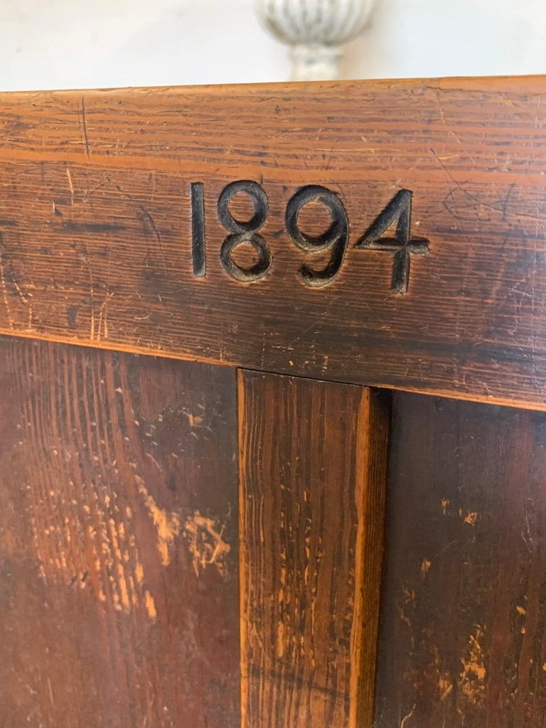 19th Century Pine Settle at 1stDibs