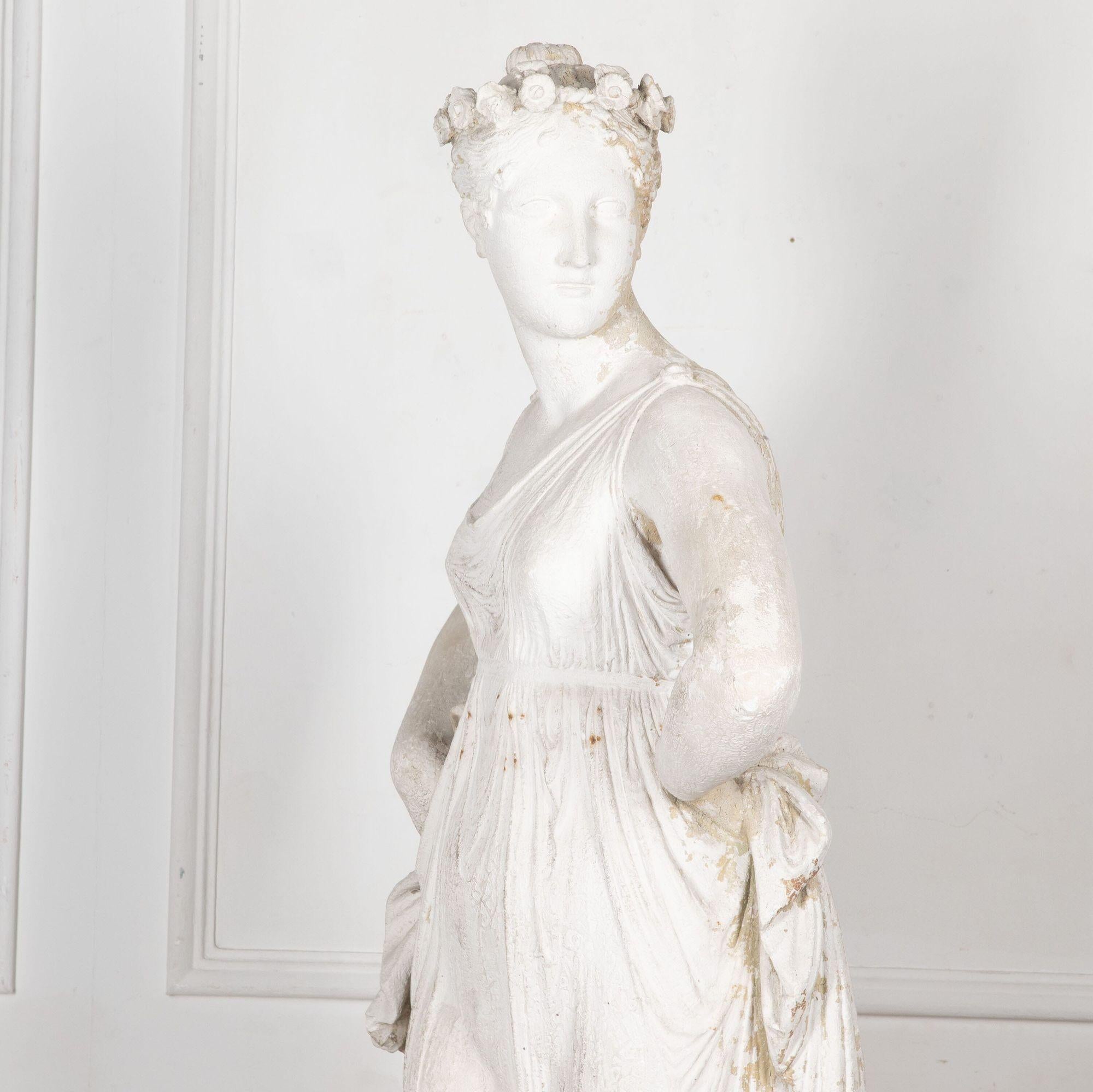 19th Century Plaster Statue "The Dancer" After Canova at 1stDibs ...