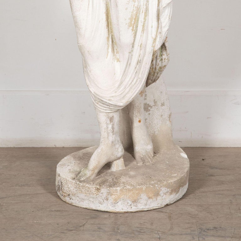 19th Century Plaster Statue "The Dancer" After Canova For Sale at 1stDibs