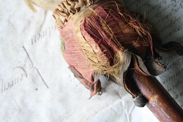 19th Century Polychrome Decorated Jesters Fools Scepter Bauble Mr Punch ...