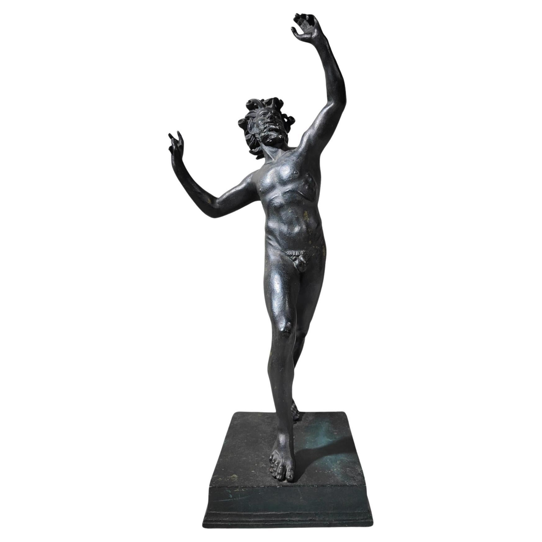 19th Century Pompeian Dancing Faun For Sale at 1stDibs