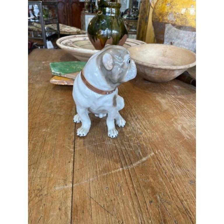 19th Century Porcelain Pug at 1stDibs