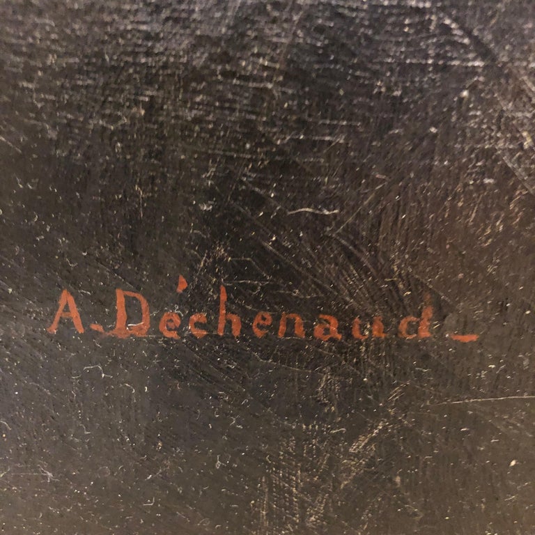 19th Century Portrait by Adolphe "Dechenaud" For Sale at 1stDibs