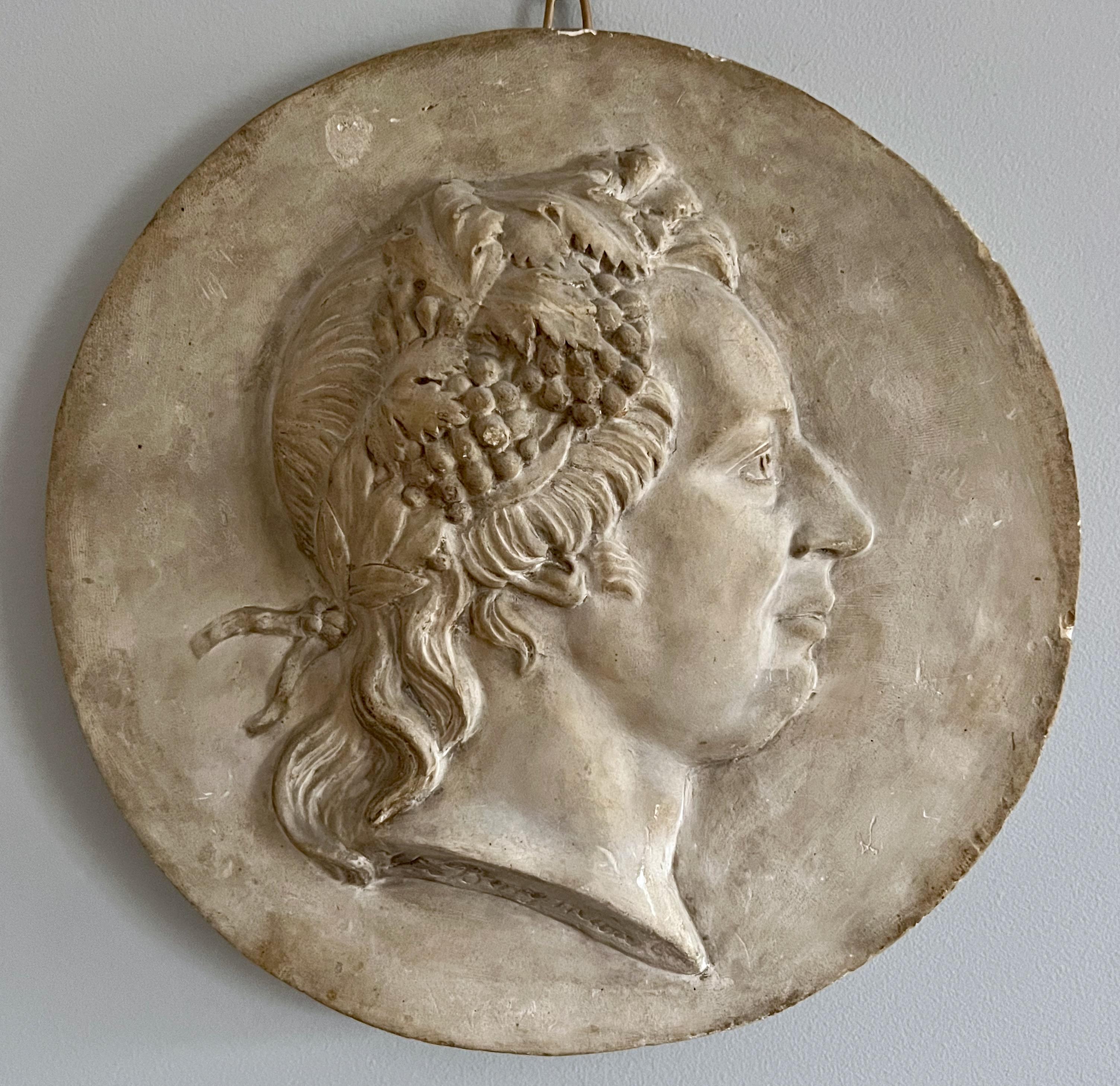 19th Century Portrait Medallion Depicting Carl Michael Bellman For Sale ...