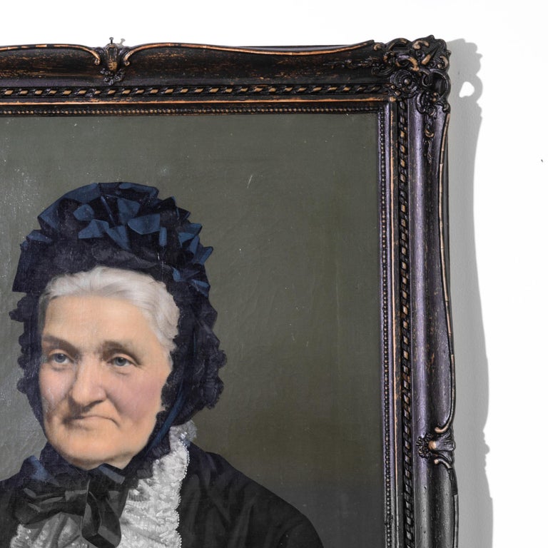 19th Century Portrait of Czech Noble Lady For Sale at 1stDibs