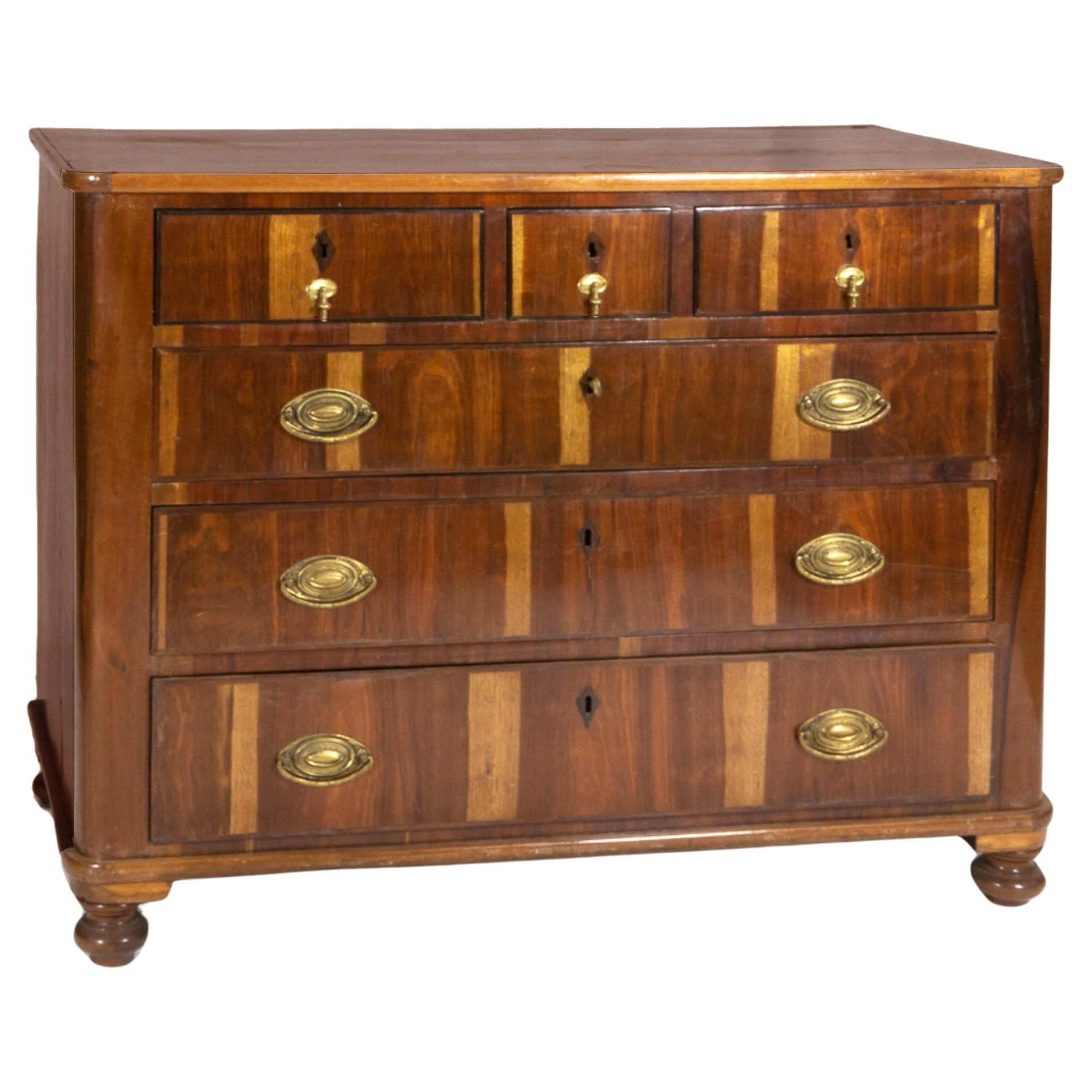 19th Century Portuguese Baroque Style Chest of Drawers For Sale at 1stDibs