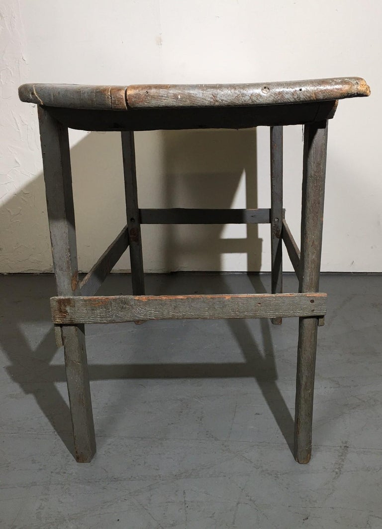 19th Century Primitive Console Table For Sale at 1stDibs