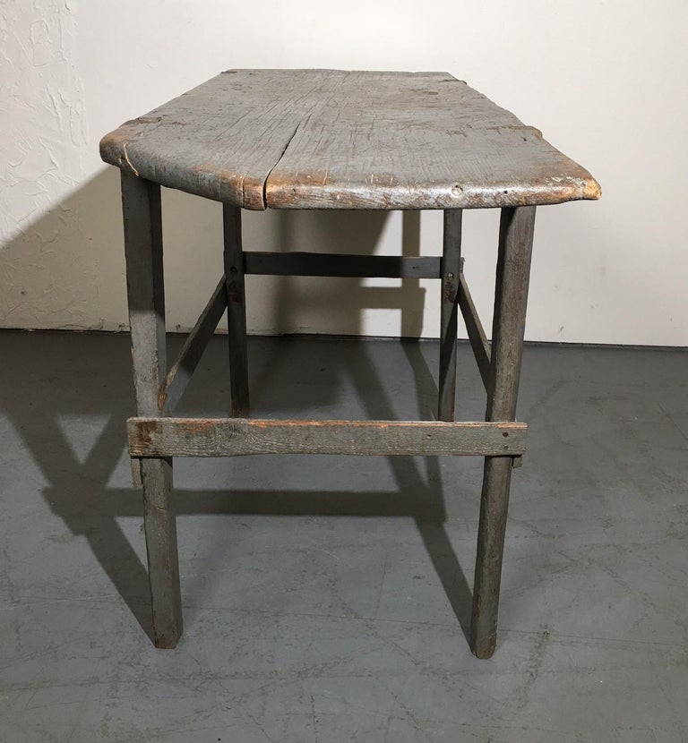19th Century Primitive Console Table For Sale at 1stDibs