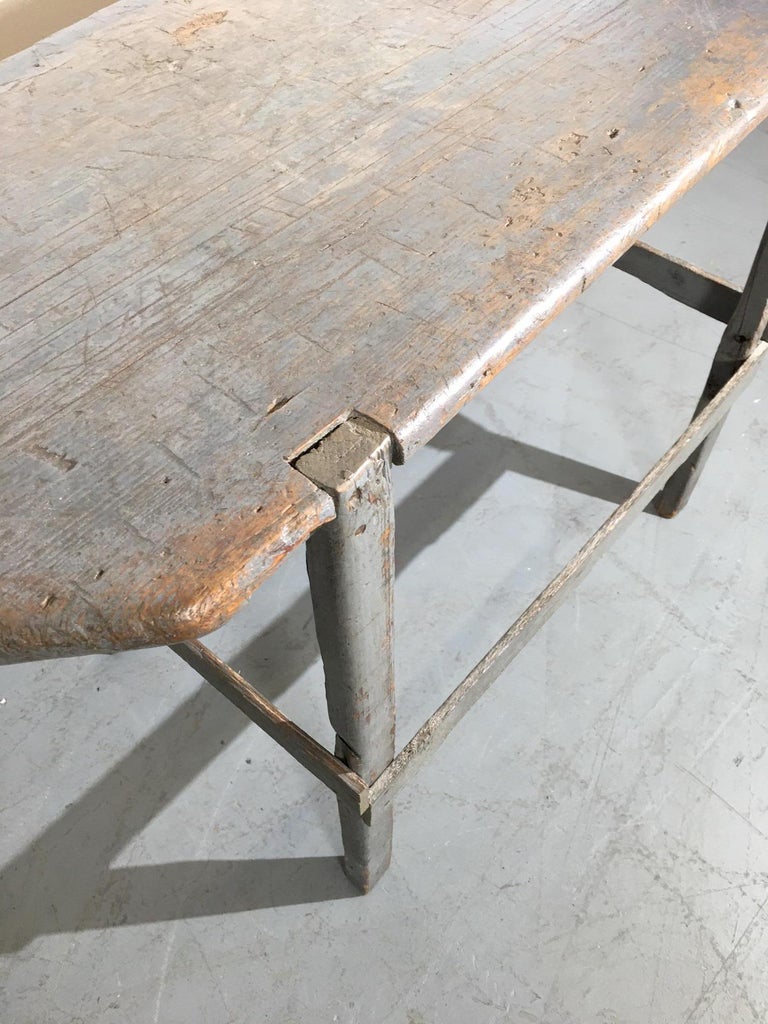 19th Century Primitive Console Table For Sale at 1stDibs