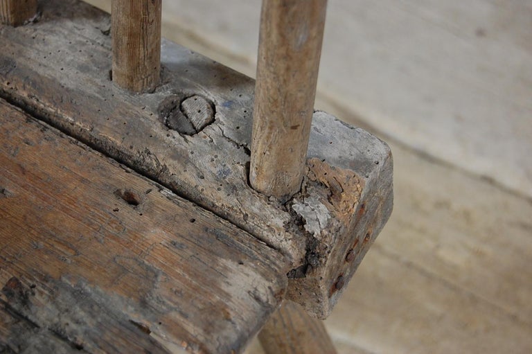 19th Century Primitive Hedgerow Chair at 1stDibs