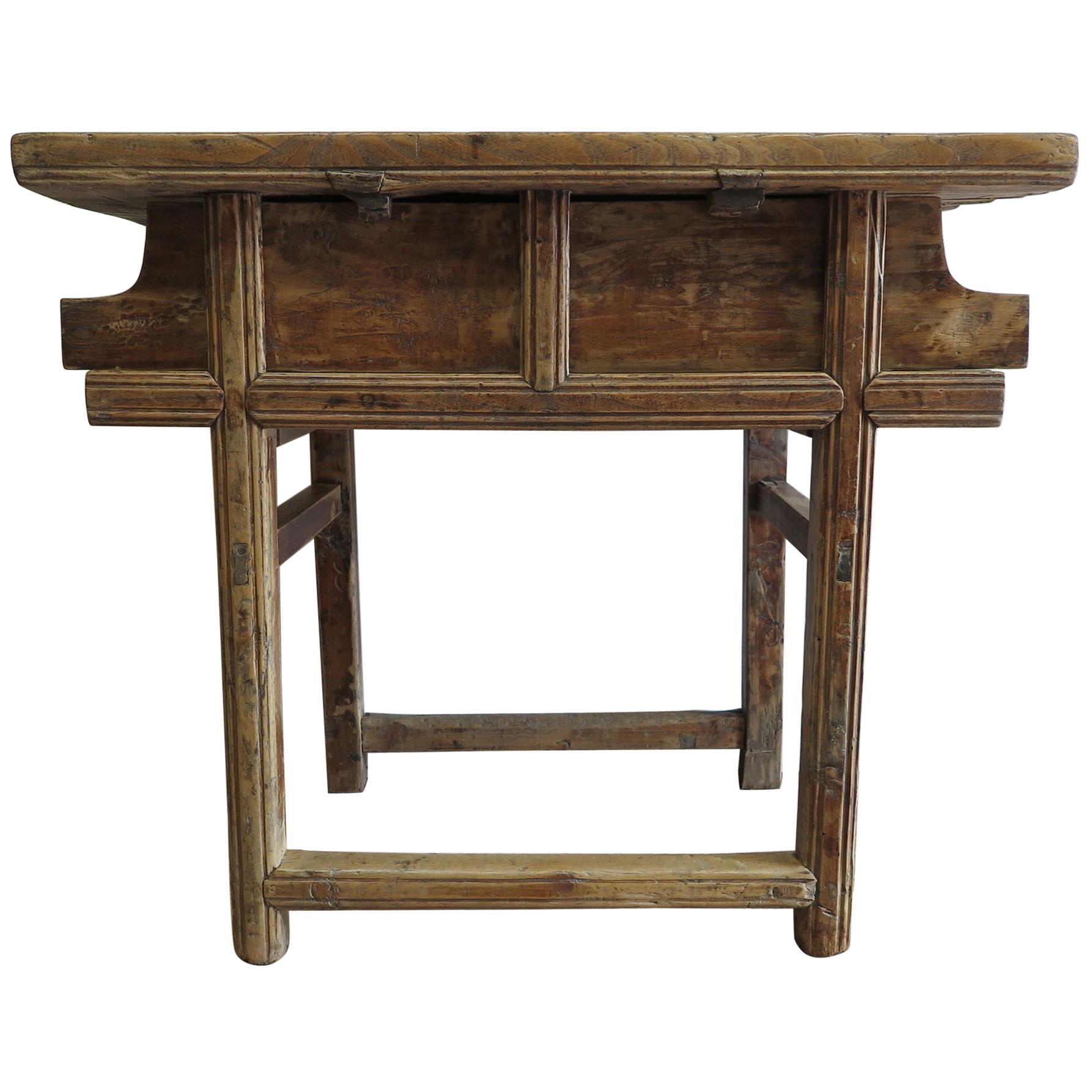 19th Century Primitive Rustic Table at 1stDibs
