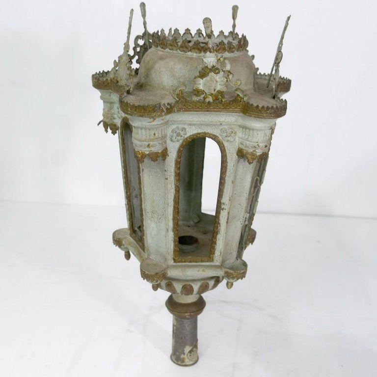 19th Century Processional Lantern in Lacquered Sheet Metal For Sale at ...