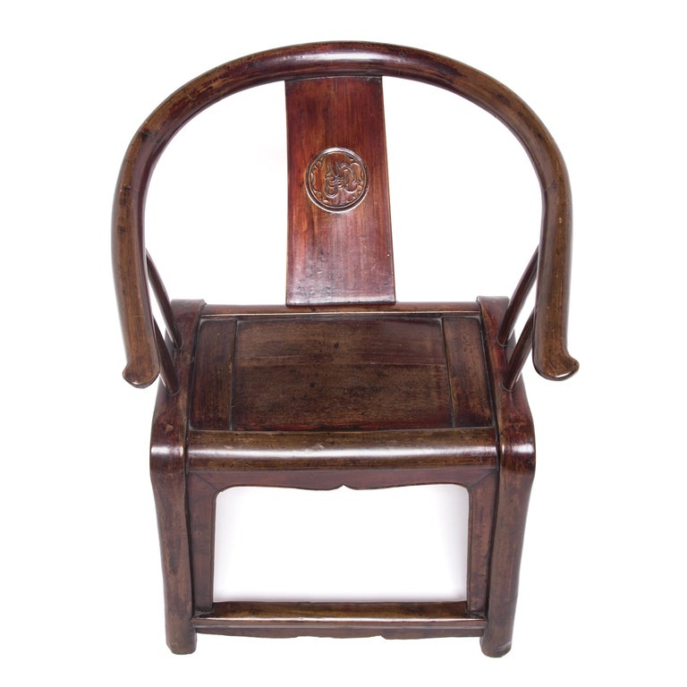 19th Century Provincial Chinese Round Back Chair at 1stDibs