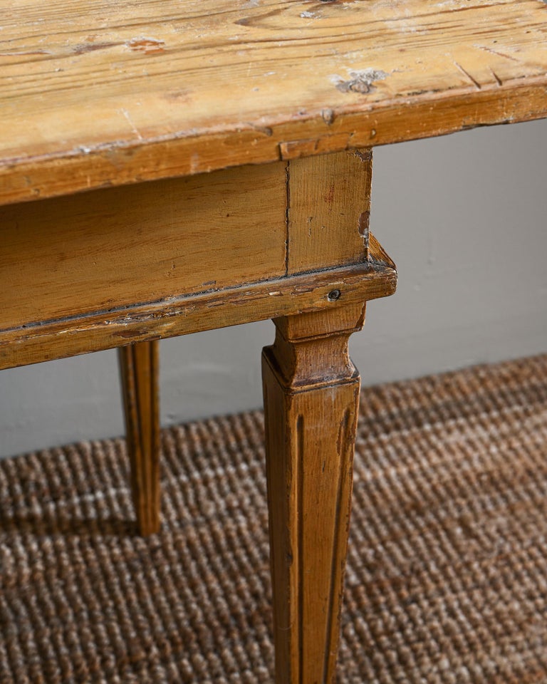 19th Century Provincial Gustavian Console Table For Sale at 1stDibs